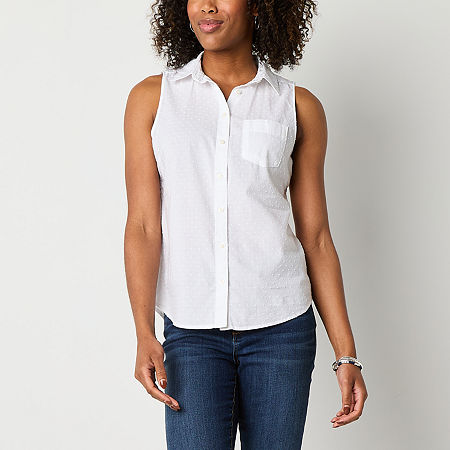 Click here for St. Johns Bay Womens Sleeveless Regular Fit Tall B... prices