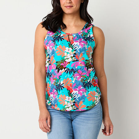 Click here for St. Johns Bay Womens Keyhole Neck Sleeveless Tall... prices