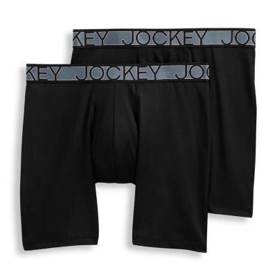 Jockey Active Microfiber Mens Big 2 Pack Long Leg Boxer Briefs - JCPenney