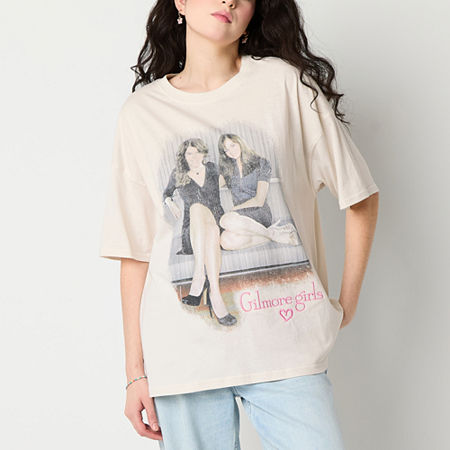 Click here for Arizona Gilmore Girls Womens Juniors Crew Neck Sho... prices