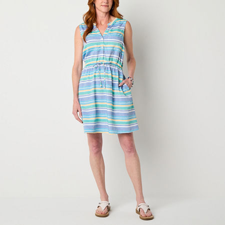 Click here for St. Johns Bay Womens Sleeveless Shift Dress  Small... prices