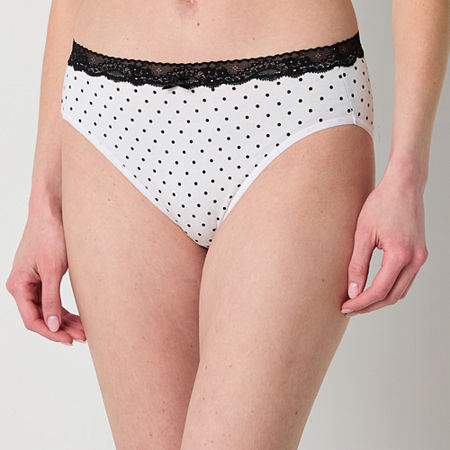 Click here for Ambrielle Cotton High Cut Panty  Small  White prices