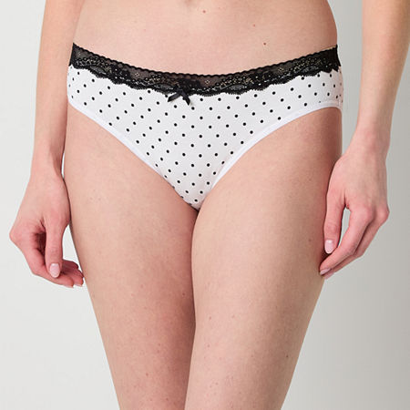 Click here for Ambrielle Cotton Bikini Panty  Small  White prices