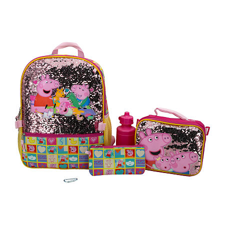 Click here for Licensed Peppa Pig 5-Piece Backpack Set  One Size... prices