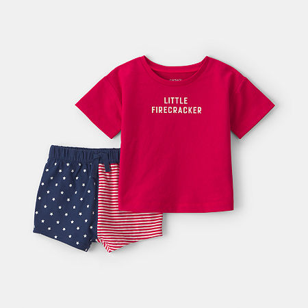 Click here for Carters Baby Boys or Girls Little Firecracker Shor... prices