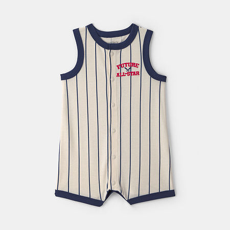 Click here for Carters Baby Boys Sleeveless Striped Romper  12 Mo... prices