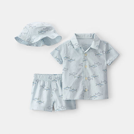Click here for Carters Baby Boys 3-pc. Short Set  24 Months  Blue prices