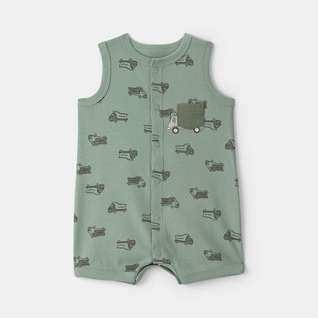 Click here for Carters Baby Boys Sleeveless Romper  Newborn  Gree... prices