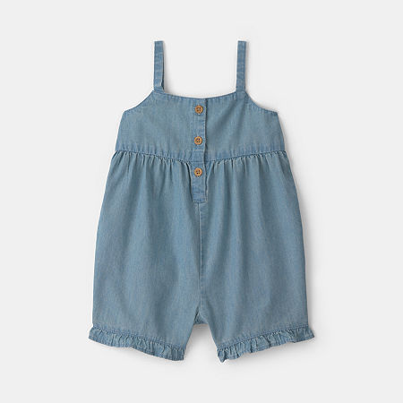 Click here for Carters Baby Girls Chambray Sleeveless Romper - De... prices