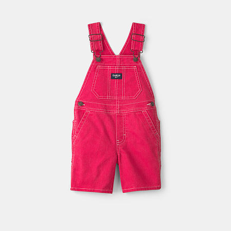 Click here for Oshkosh Toddler Unisex Shortalls  5t  Red prices