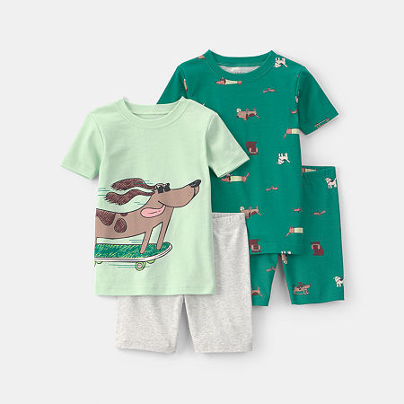 Click here for Carters Toddler Boys 4-pc. Pajama Set  4t  Green prices