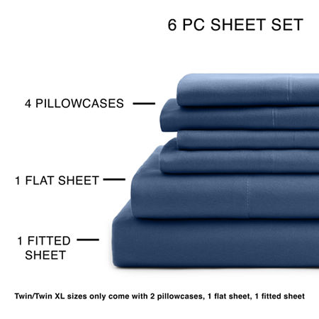 Click here for Home Expressions Wrinkle Resistant Sheet Set  One... prices