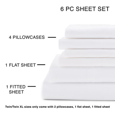 Click here for Home Expressions Wrinkle Resistant Sheet Set  One... prices