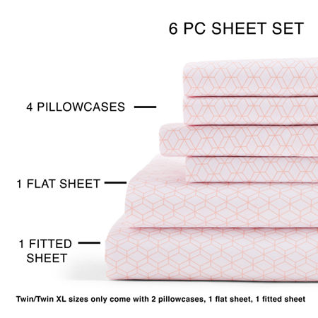 Click here for Home Expressions Wrinkle Resistant Sheet Set  One... prices