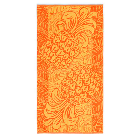 Click here for Outdoor Oasis Jacquard Beach Towel  One Size  Oran... prices