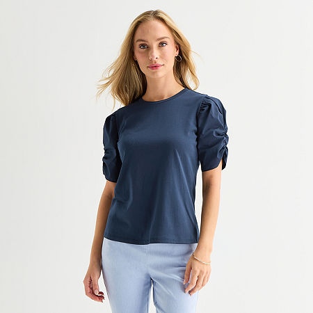 Click here for Liz Claiborne Womens Tall Crew Neck Elbow Sleeve B... prices