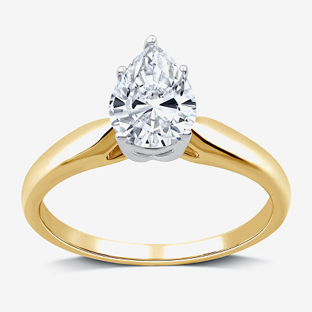 Click here for 1 CT. Lab-Grown (G / SI2) Diamond Pear Solitaire E... prices
