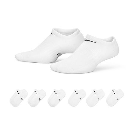 Click here for Nike Unisex 6 Pair No Show Socks  Xx-small  White prices