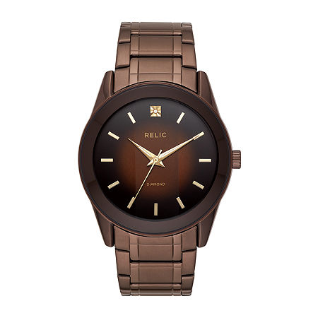 Click here for Relic By Fossil Rylan Mens Brown Stainless Steel B... prices
