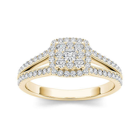 Click here for 1/2 CT.T.W. Natural Diamond 10K Yellow Gold Engage... prices