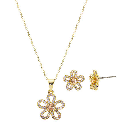 Click here for Sparkle Allure 2-pc. Cubic Zirconia 14K Gold Over... prices