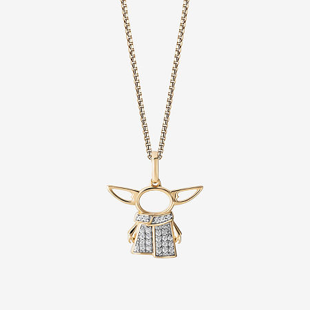 Click here for Star Wars Fine Jewelry Grogu Womens Diamond Accent... prices