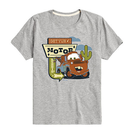 Click here for Cars Big Boys Short Sleeve Graphic Tee - Grey prices