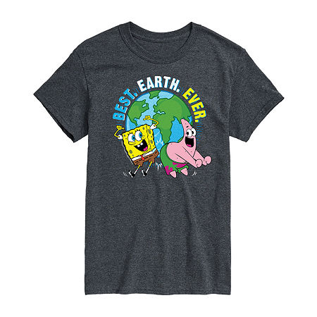 Click here for Mens Short Sleeve Spongebob Earth Day Graphic T-Sh... prices
