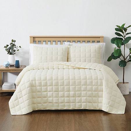 Click here for Truly Soft Cozy Gauze Quilt Set  One Size  Yellow prices