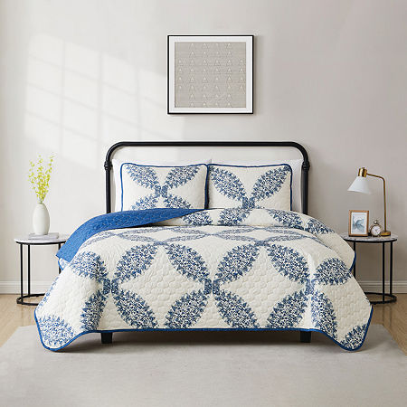 Click here for Cannon Abigail 180 Thread Count Medallion Reversib... prices