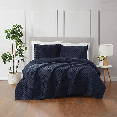 Click here for Royal Velvet Diamond Velvet 2 Piece Quilt Set  Twi... prices