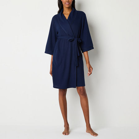 Click here for Liz Claiborne Womens Waffle 3/4 Sleeve Knee Length... prices