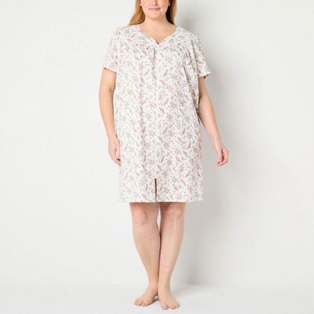 Click here for Adonna Womens Plus Short Sleeve Knee Length Robe... prices