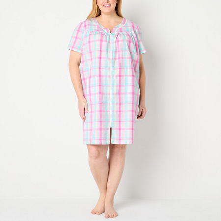 Click here for Adonna Womens Plus Short Sleeve Knee Length Robe... prices