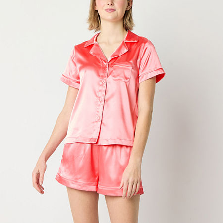 Click here for Arizona Body Womens Satin Short Sleeve 2-pc. Junio... prices