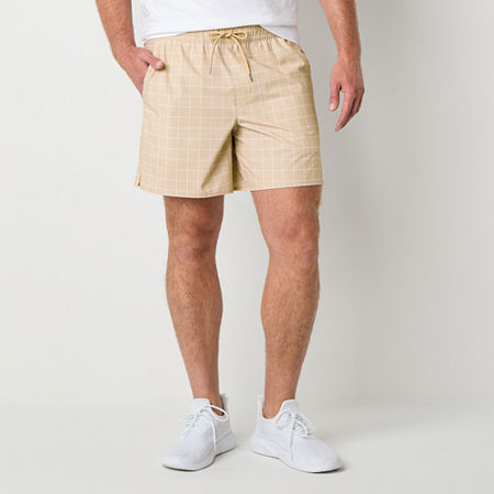 Click here for Xersion Woven Mens 7 Workout Shorts  X-large  Beig... prices