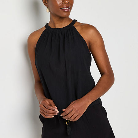 Click here for a.n.a Womens Halter Neck Sleeveless Tank Top  Larg... prices