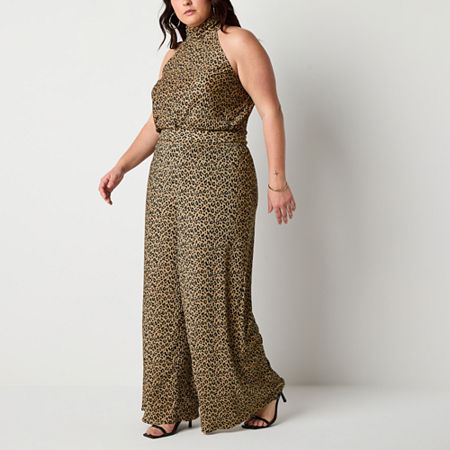 Click here for Bold Elements Womens Wide Leg Mid Rise Plus Pleate... prices