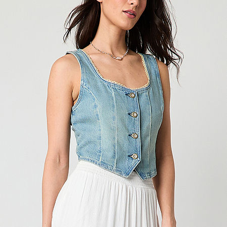 Click here for Arizona Womens Scoop Neck Sleeveless Juniors Vest... prices