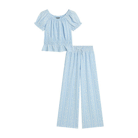 Click here for by&by girl Big Kid Girls Pant Set  X-large  Blue prices