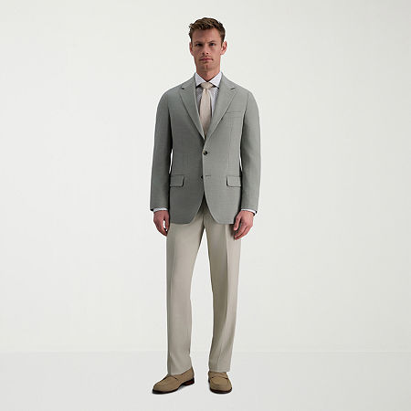 Click here for Haggar JMH Tailored Prince Of Wales Mens Plaid Mod... prices