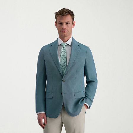 Click here for Haggar JMH Mens Plaid Slim Fit Sport Coat  40 Shor... prices
