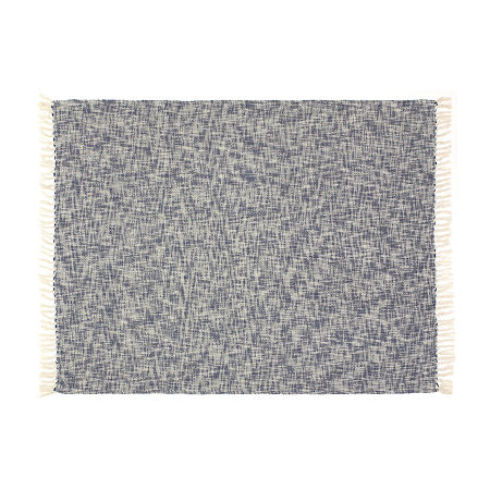 Click here for LR Home Lilli Solid Throw  One Size  Blue prices