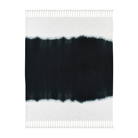 Click here for LR Home Thomas Ombre Throw  One Size  Black prices