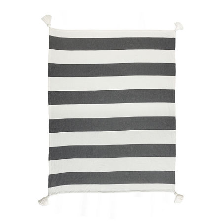 Click here for LR Home Monica Stripe Reversible Throw  One Size... prices