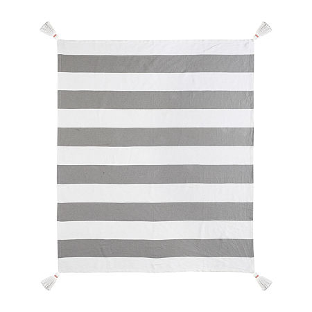 Click here for LR Home Monica Stripe Reversible Throw  One Size... prices
