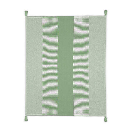 Click here for LR Home Riley Stripe Washable Throw  One Size  Gre... prices