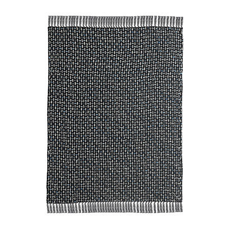 Click here for LR Home Rony Geometric Washable Throw  One Size  B... prices