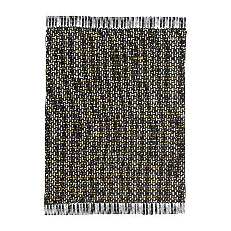 Click here for LR Home Rony Geometric Washable Throw  One Size  B... prices