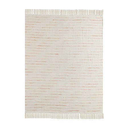 Click here for LR Home Tony Stripe Reversible Throw  One Size  Wh... prices